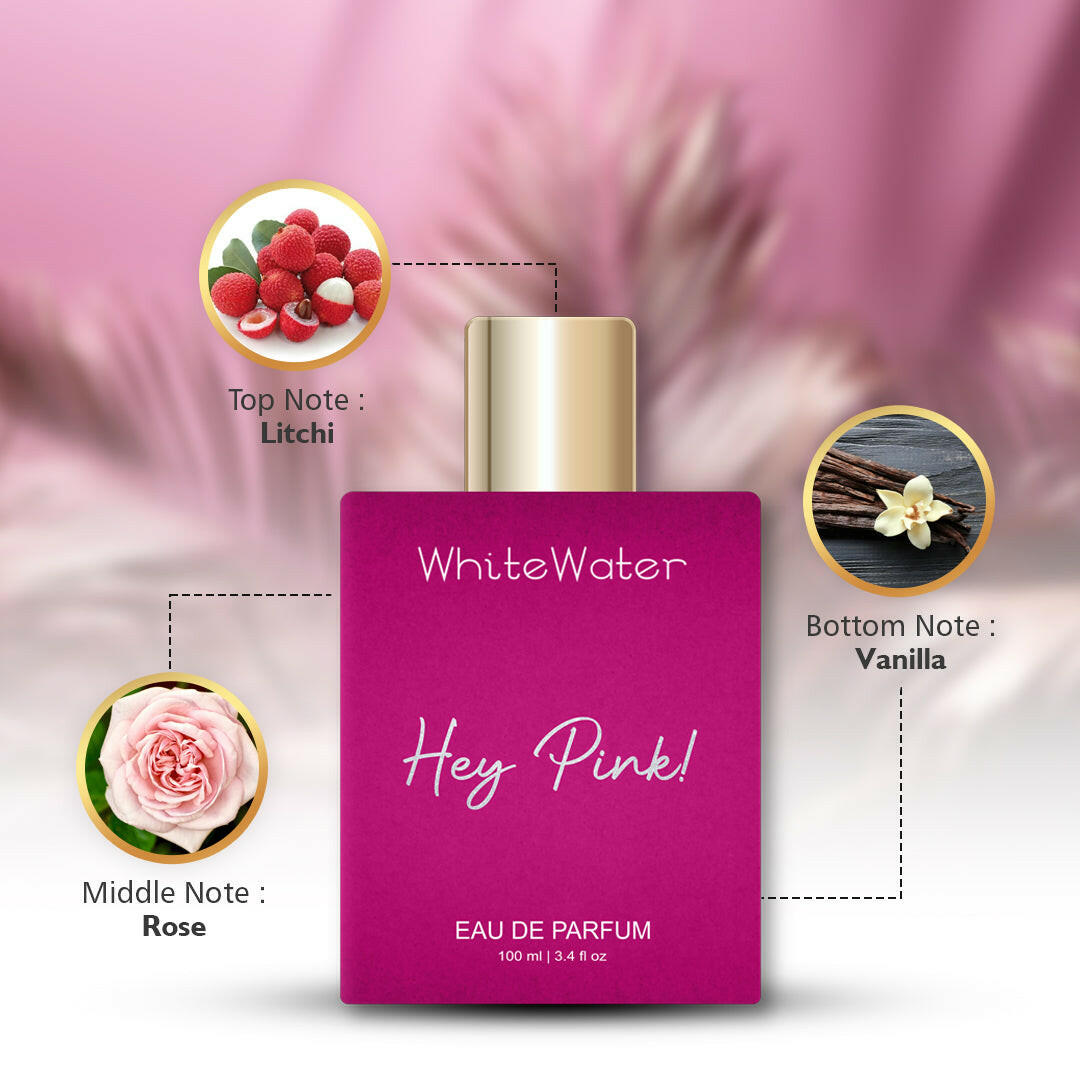 Hey Pink For Women Long lasting Perfumes - 100ML – WhiteWater Perfumes